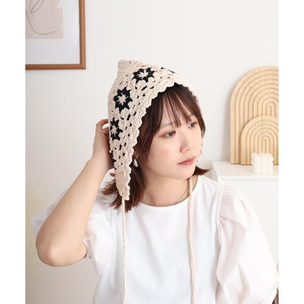 『タイムセール実施中』ZOZO問い合わせ番号:94528732ショップ:FUNALIVE，ファンアライブブランド:FUNALIVE，ファンアライブ商品名:RUCCHE フラワークロシェ編みボンネットカテゴリ:帽子>ニットキャップ/ビー...