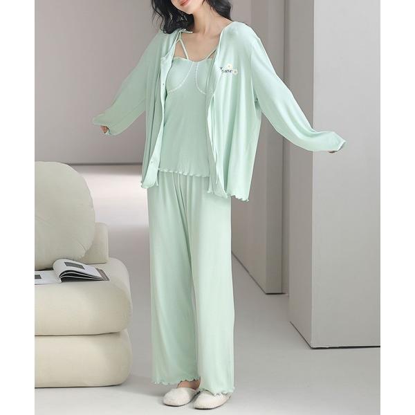 『タイムセール実施中』※このアイテムは返品・交換対象外商品です。ZOZO問い合わせ番号:94528892ショップ:aimoha，アイモハブランド:aimoha，アイモハ商品名:リボン付きルームウェア3点セットカテゴリ:ママ＆ベビー>ベ...