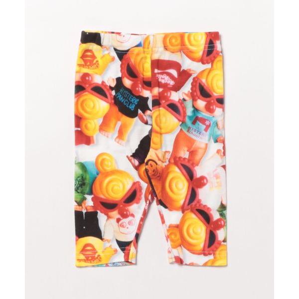 ZOZO問い合わせ番号:94528954ショップ:HYSTERIC MINI，ヒステリックミニブランド:HYSTERIC MINI，ヒステリックミニ商品名:Hystericmini　MINI DOLL総柄 Viscotex 5分丈レギンスカ...