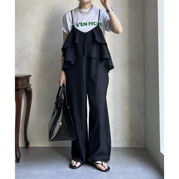 『タイムセール実施中』ZOZO問い合わせ番号:94559412ショップ:DouDou，ドゥドゥブランド:DouDou，ドゥドゥ商品名:【WEB限定】 フリルビスチェキャミサロペットカテゴリ:オールインワン・サロペット>つなぎ/オールイ...