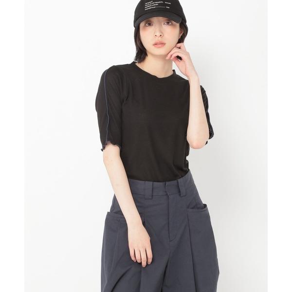 『セール実施中』ZOZO問い合わせ番号:94559623ショップ:studio CLIP，スタディオクリップブランド:studio CLIP，スタディオクリップ商品名:【daily CLIP】リブ5分袖メロウTシャツカテゴリ:トップス&gt...