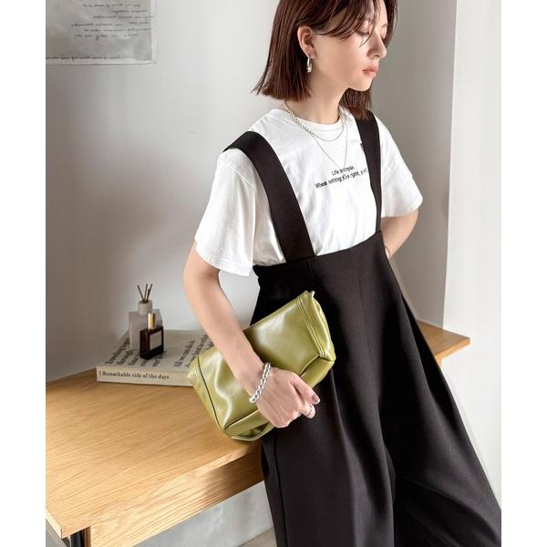 『タイムセール実施中』ZOZO問い合わせ番号:94562128ショップ:Classical Elf，クラシカルエルフブランド:classicalelf，クラシカルエルフ商品名:楽にシルエット美人。ワンタックワイドシルエットサロペットパンツカ...