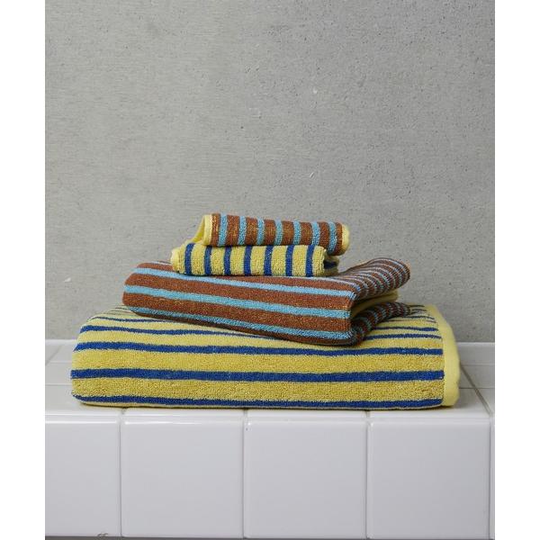 『タイムセール実施中』ZOZO問い合わせ番号:94562598ショップ:CREO STORE，クレオストアブランド:WITH OR WITHOUT，ウィズオアウィズアウト商品名:STRIPE FACE TOWEL/ストライプフェイスタオルカ...