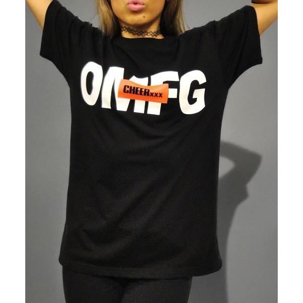 『タイムセール実施中』ZOZO問い合わせ番号:94562664ショップ:Crisp，クリスプブランド:CHEER，チアー商品名:OMFGロゴプリントBIGTEEカテゴリ:トップス>Tシャツ/カットソーブランド品番:CX613141素材...