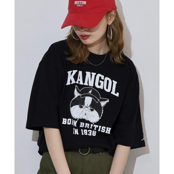 ZOZO問い合わせ番号:94562766ショップ:FUNALIVE，ファンアライブブランド:KANGOL，カンゴール，FUNALIVE，ファンアライブ商品名:KANGOL  刺繍＆プリント半袖Tシャツカテゴリ:トップス>Tシャツ/カッ...
