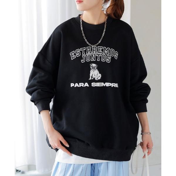 ZOZO問い合わせ番号:94573585ショップ:HUG.U，ハグユーブランド:HUG.U，ハグユー商品名:パグ。ロゴスウェットカテゴリ:トップス>スウェットブランド品番:f431素材:綿50%， ポリエステル50%原産国:中国カラー...