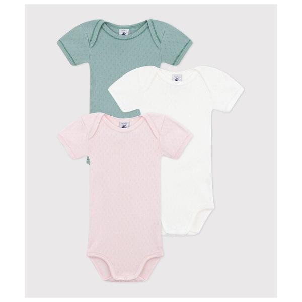 『セール実施中』※このアイテムは返品・交換対象外商品です。ZOZO問い合わせ番号:94593719ショップ:PETIT BATEAU，プチバトーブランド:PETIT BATEAU，プチバトー商品名:半袖ボディ３枚組カテゴリ:ママ＆ベビー&g...