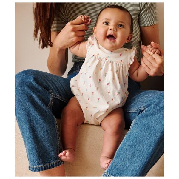 『セール実施中』※このアイテムは返品・交換対象外商品です。ZOZO問い合わせ番号:94593747ショップ:PETIT BATEAU，プチバトーブランド:PETIT BATEAU，プチバトー商品名:ショートロンパースカテゴリ:ママ＆ベビー&...