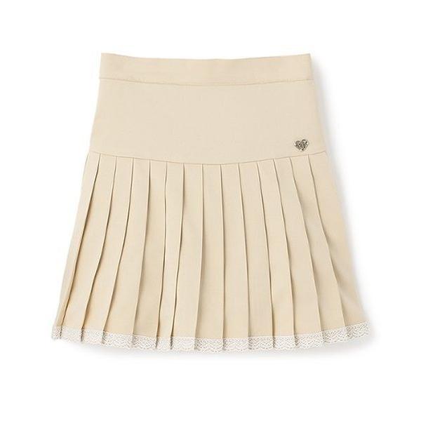 『セール実施中』ZOZO問い合わせ番号:94593771ショップ:NARUMIYA ONLINE，ナルミヤ オンラインブランド:mezzo piano，メゾピアノ商品名:裾レースプリーツスカートカテゴリ:スカート>スカートブランド品番...