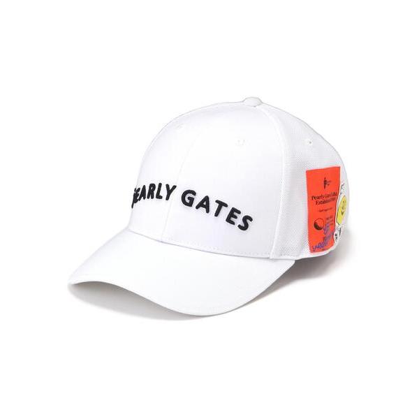 ZOZO問い合わせ番号:94594219ショップ:the HOUSE，ザハウスブランド:PEARLY GATES，パーリーゲイツ商品名:【PEARLY GATES】Bioネームリサイクルツイルキャップ (UNISEX)カテゴリ:帽子>...