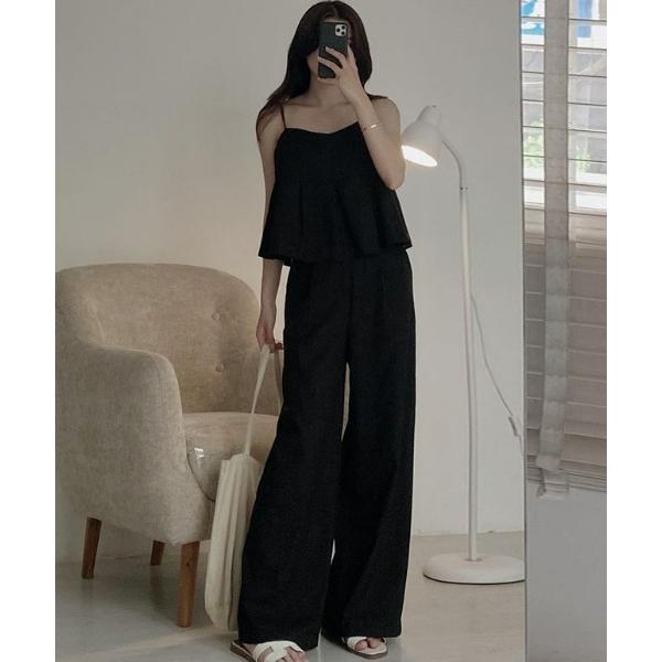 『タイムセール実施中』ZOZO問い合わせ番号:94595547ショップ:Crisp，クリスプブランド:roomy，ルーミー商品名:ペプラムキャミパンツセットUPカテゴリ:ジャケット/アウター>セットアップブランド品番:1254008素...