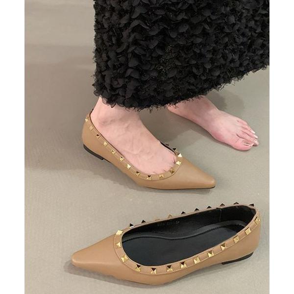 『タイムセール実施中』ZOZO問い合わせ番号:94596029ショップ:Auntie Rosa，アンティローザブランド:Kuroba，クロバ商品名:スタッズ付きポインテッドトゥパンプスカテゴリ:シューズ>パンプスブランド品番:XNAN...