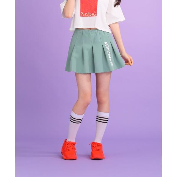 『セール実施中』ZOZO問い合わせ番号:94596277ショップ:Auntie Rosa，アンティローザブランド:PERSON'S collection，パーソンズコレクション商品名:ロゴ入りフレアプリーツスカートカテゴリ:スカート>...