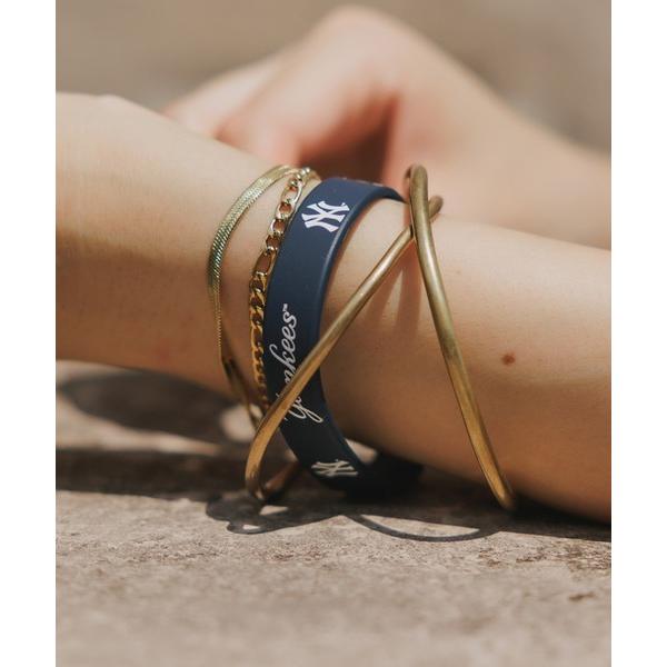 ZOZO問い合わせ番号:94596492ショップ:ROOP TOKYO，ループトーキョーブランド:MLB，メジャーリーグベースボール，ROOPTOKYO，ループトウキョウ商品名:MLB/エムエルビー YANKEES RUBBER BRACE...