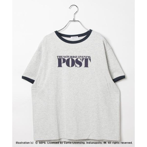 『セール実施中』ZOZO問い合わせ番号:94596789ショップ:LEPSIM，レプシィムブランド:LEPSIM，レプシィム商品名:【The Saturday Evening Post】プリントT　494520カテゴリ:トップス>Tシ...