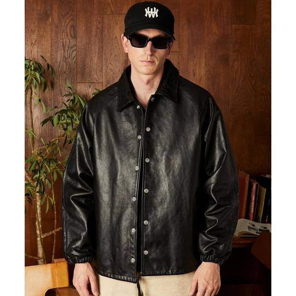 ZOZO問い合わせ番号:94597094ショップ:SCHOTT，ショットブランド:schott，ショット商品名:Schott/ショット/LEATHER COACH JACKET/レザー コーチジャケットカテゴリ:ジャケット/アウター>...