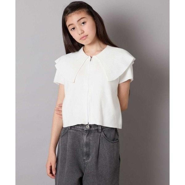 『セール実施中』ZOZO問い合わせ番号:94627802ショップ:a.v.v，アー・ヴェ・ヴェブランド:a.v.v，アーヴェヴェ商品名:[130-160]ビッグカラージップアップニットカテゴリ:トップス>ニット/セーターブランド品番:...