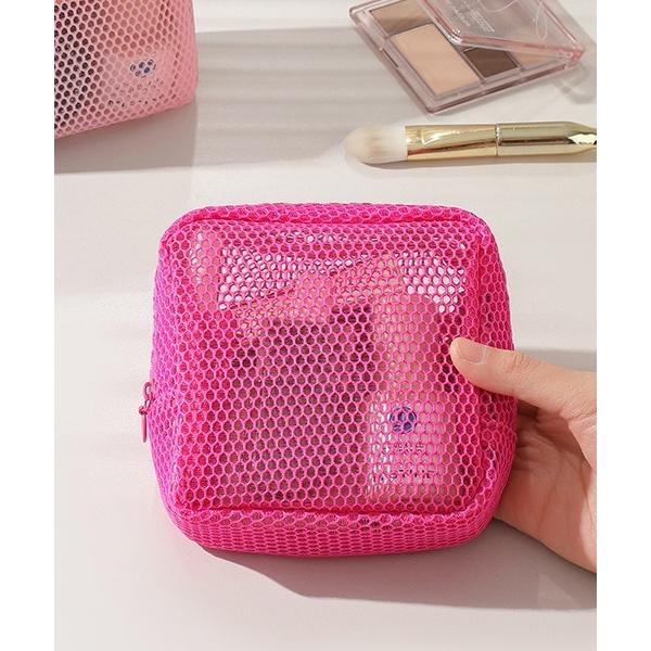 ZOZO問い合わせ番号:94659489ショップ:Fun &amp; Daily，ファンアンドデイリーブランド:Fun &amp; Daily，ファンアンドデイリー商品名:F＆D : メッシュスクエアポーチカテゴリ:財布/小物>ポーチ...