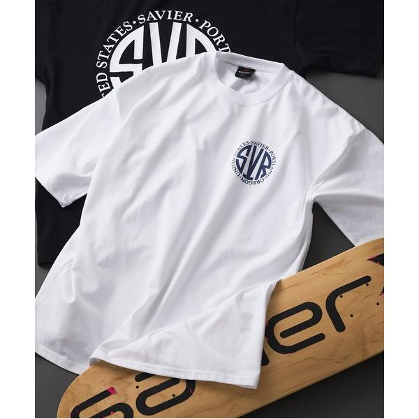 『タイムセール実施中』ZOZO問い合わせ番号:94720823ショップ:JEANS MATE，ジーンズメイトブランド:SAVIER，サビアー，JEANS MATE，ジーンズメイト商品名:【SAVIER/サビアー】サークルロゴ バックプリント...