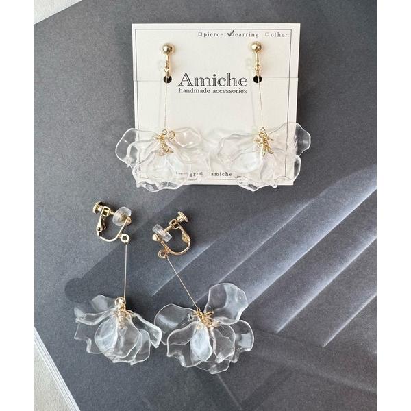 ZOZO問い合わせ番号:94721919ショップ:TONE，トーンブランド:tone，トーン商品名:【Amiche】花びらイヤリング(MA)カテゴリ:アクセサリー>イヤリングブランド品番:Amiche-035E素材:金メッキ原産国:日...
