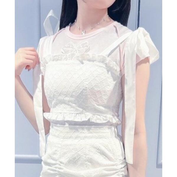 『セール実施中』ZOZO問い合わせ番号:94722184ショップ:lilLilly，リルリリーブランド:lilLilly，リルリリー商品名:コットンレースビスチェキャミトップスカテゴリ:トップス>その他トップスブランド品番:L25HS...