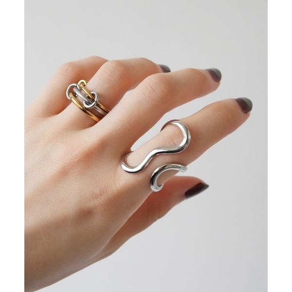 ZOZO問い合わせ番号:94722231ショップ:Port，ポートブランド:Port，ポート商品名:【 Port / ポート 】 アシンメトリー ライン オープン リングカテゴリ:アクセサリー>リングブランド品番:VSP-25E07-...