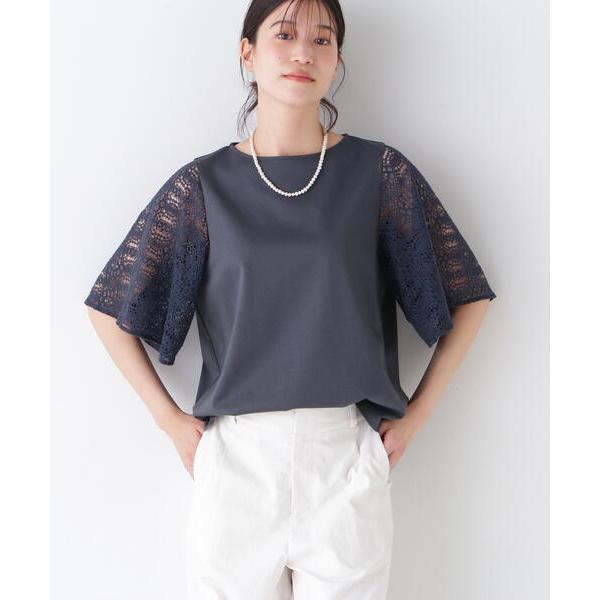 『タイムセール実施中』ZOZO問い合わせ番号:94722635ショップ:human woman，ヒューマンウーマンブランド:human woman，ヒューマンウーマン商品名:◆【接触冷感】ラッセルレースドッキングカットソープルオーバーカテゴ...