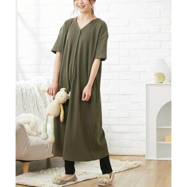 ZOZO問い合わせ番号:94723117ショップ:nissen，ニッセンブランド:QUNTSTYLE，キュントスタイル商品名:【マタニティウエア・授乳服】ワッフル前開き半袖パジャマ（産前・産後）カテゴリ:ママ＆ベビー>マタニティウェア...