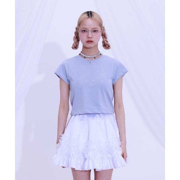 ZOZO問い合わせ番号:94754669ショップ:axes femme，アクシーズファムブランド:FickleBebe，フィクルベベ商品名:ＢＥＢＥクロップドＴＥＥカテゴリ:トップス>Tシャツ/カットソーブランド品番:IG21X01F...
