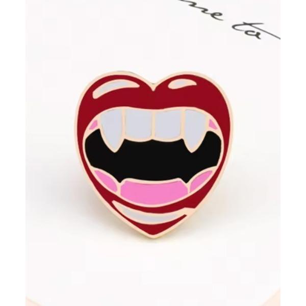 『タイムセール実施中』ZOZO問い合わせ番号:94755308ショップ:VIBGYOR，ヴィブジョーブランド:VIBGYOR Women，ヴィブジョー　ウィメン商品名:【urge select】カジュアル デザイン リップ ピンバッジ【7種...