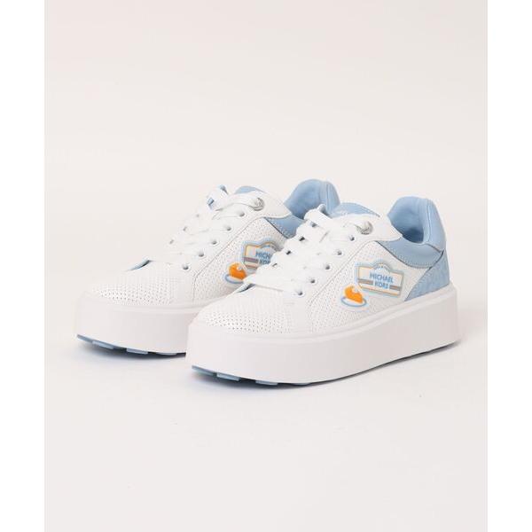 『セール実施中』ZOZO問い合わせ番号:94755426ショップ:MICHAEL KORS，マイケル・コースブランド:MICHAEL KORS，マイケルコース商品名:ROMEY エンブリッシュ ミクストメディア スニーカーカテゴリ:シューズ...