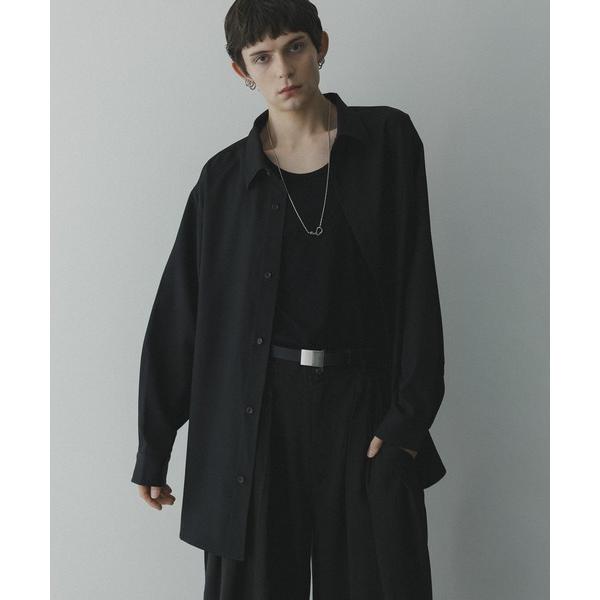 ZOZO問い合わせ番号:94755554ショップ:remer，リメールブランド:remer，リメール商品名:remer 26秋冬新作 - loose basic oversize shirt - heather drape / ルーズベーシ...