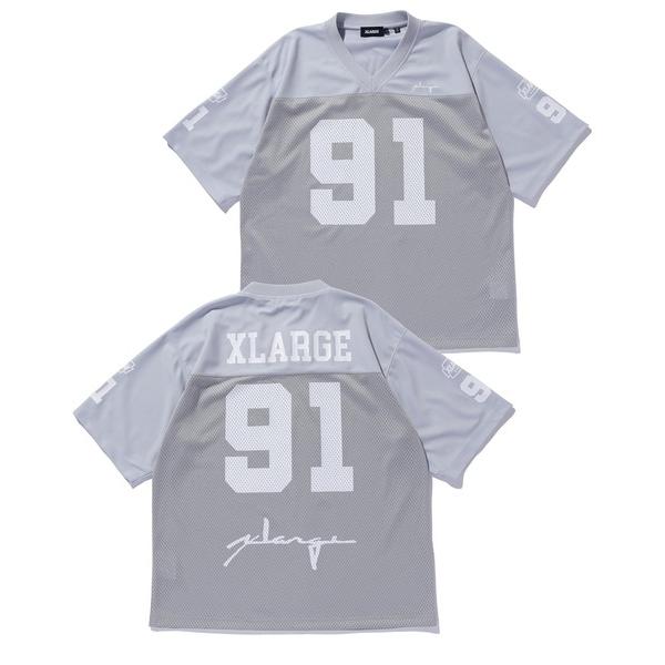 ZOZO問い合わせ番号:94755738ショップ:XLARGE，エクストララージブランド:XLARGE，エクストララージ商品名:DISTORTION FOOTBALL JERSEYカテゴリ:トップス>ジャージブランド品番:101253...
