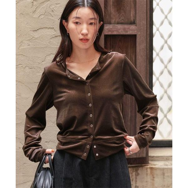 『タイムセール実施中』ZOZO問い合わせ番号:94756111ショップ:titivate，ティティベイトブランド:titivate，ティティベイト商品名:シアーベロアカーディガンカテゴリ:トップス>カーディガン/ボレロブランド品番:A...