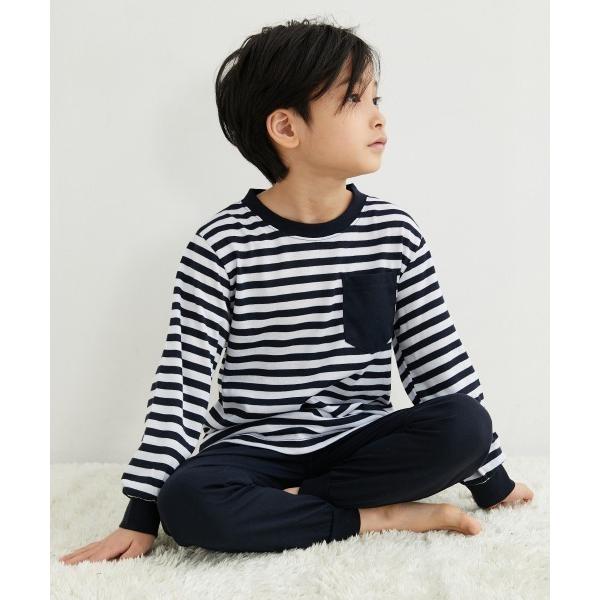 『タイムセール実施中』ZOZO問い合わせ番号:94756383ショップ:nissen，ニッセンブランド:QUNTSTYLE，キュントスタイル商品名:先染め天竺ボーダー　長袖ルームウェア　パジャマカテゴリ:ルームウェア>ルームウェア/パ...