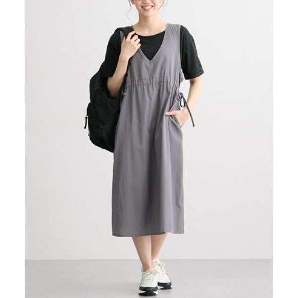 『タイムセール実施中』ZOZO問い合わせ番号:94756392ショップ:nissen，ニッセンブランド:QUNTSTYLE，キュントスタイル商品名:【マタニティウェア・授乳服】半袖Tシャツ＋ウエストギャザージャンパースカート２点セット(産前...