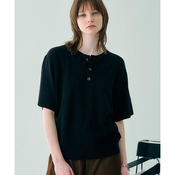 ZOZO問い合わせ番号:94756742ショップ:epnok，エプノックブランド:selle glant，セレグランテ商品名:HENLEY NECK HIGH GAUGE SUMMER KNIT T/ヘンリーネックハイゲージサマーニットTカ...