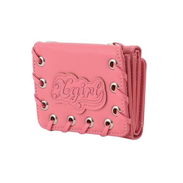 『タイムセール実施中』ZOZO問い合わせ番号:94787947ショップ:X-girl，エックスガールブランド:X-girl，エックスガール商品名:FAUX LEATHER PATCH WALLETカテゴリ:財布/小物>財布ブランド品番...