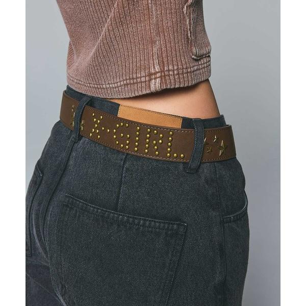 ZOZO問い合わせ番号:94787949ショップ:X-girl，エックスガールブランド:X-girl，エックスガール商品名:STUDDED LOGO BELTカテゴリ:ファッション雑貨>ベルトブランド品番:105253054016素材...