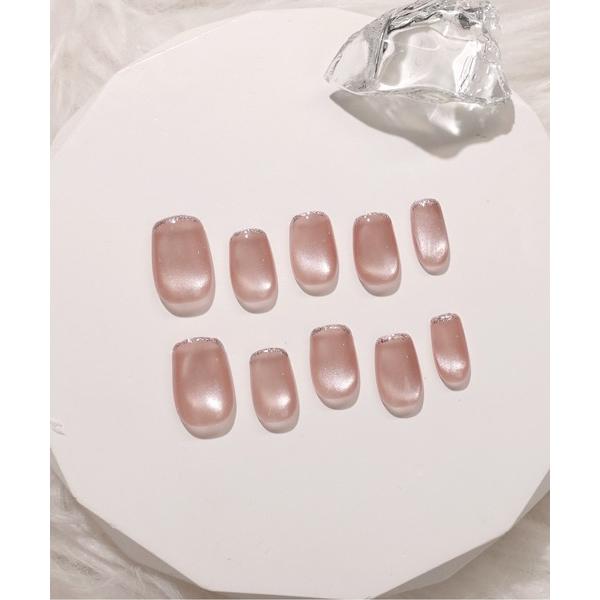 『タイムセール実施中』※このアイテムは返品・交換対象外商品です。コスメ商品ZOZO問い合わせ番号:94788262ショップ:Anail，エーネイルブランド:Anail，エーネイル商品名:3D水光ネイルピンクシンプルワンカラーマグネットシルバ...