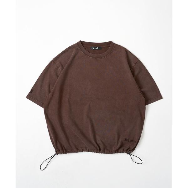 『タイムセール実施中』ZOZO問い合わせ番号:94790114ショップ:kutir，クティールブランド:kutir，クティール商品名:VINTAGELIKE DRAWCORD TEE／ヴィンテージライクドローコードTEEカテゴリ:トップス&...