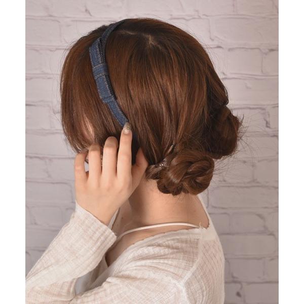 ZOZO問い合わせ番号:94791287ショップ:Mayree，メイリーブランド:Mayree，メイリー商品名:【float】デニム リボン デザイン カチューシャカテゴリ:ヘアアクセサリー>カチューシャブランド品番:TK-19380...