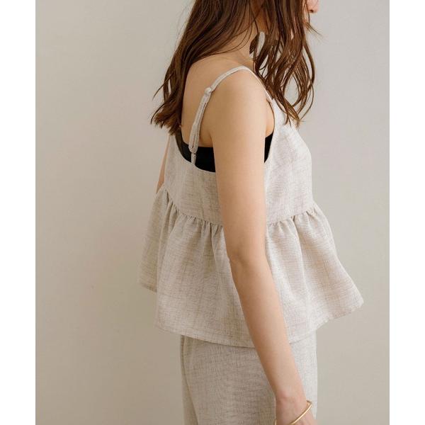 『セール実施中』ZOZO問い合わせ番号:94791809ショップ:Chaco closet，チャコクローゼットブランド:NOAHL，ノアル商品名:【NOAHL】MIXリネンライクキャミソールビスチェカテゴリ:トップス>キャミソールブラ...
