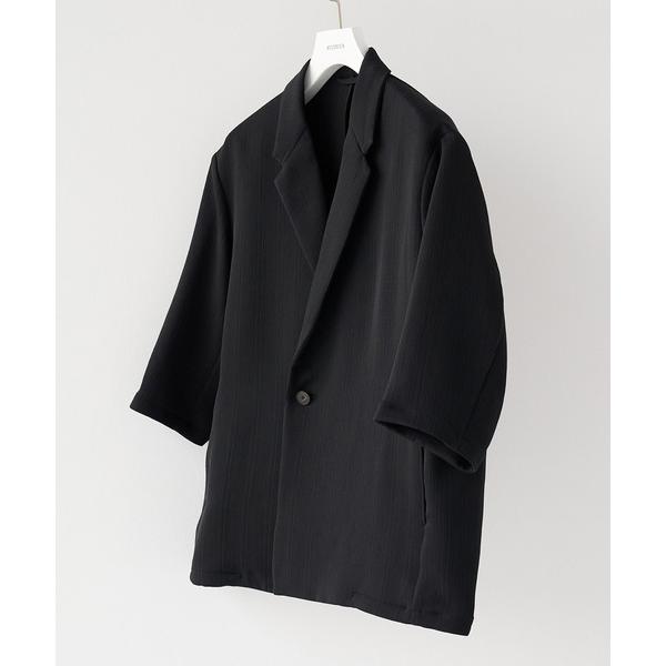 『タイムセール実施中』ZOZO問い合わせ番号:94822624ショップ:STUDIOUS MENS，ステュディオス メンズブランド:STUDIOUS，ステュディオス商品名:【STUDIOUS】PLEATS HALF SLEEVE JACKE...
