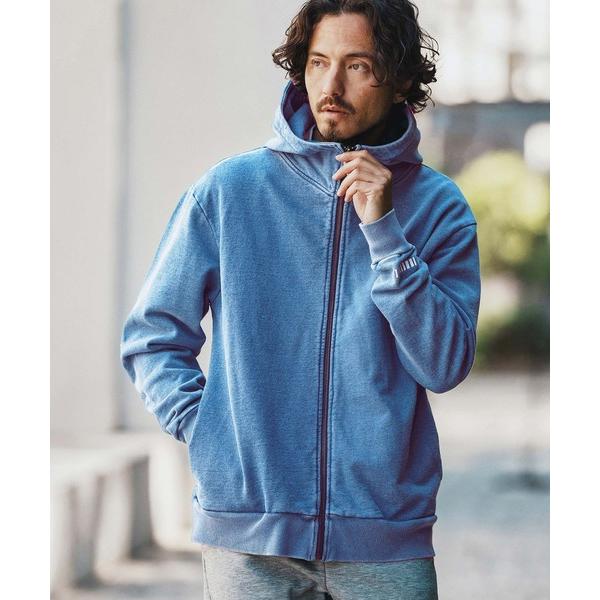 ZOZO問い合わせ番号:94884544ショップ:CAMBIO，カンビオブランド:felkod，フィルコッド商品名:mpa3831- Knit Denim High Neck Zip Parka ジップパーカーカテゴリ:トップス>パー...