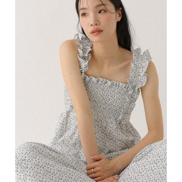 『セール実施中』ZOZO問い合わせ番号:94885428ショップ:Heather，ヘザーブランド:Heather，ヘザー商品名:フリルショルダーオールインワン　497376カテゴリ:オールインワン・サロペット>つなぎ/オールインワンブ...