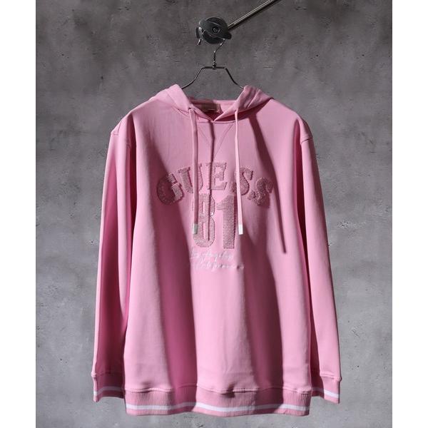 『タイムセール実施中』ZOZO問い合わせ番号:94886348ショップ:FUNALIVE，ファンアライブブランド:Guess，ゲス，FUNALIVE，ファンアライブ商品名:GUESS HOODED SEQUINS SWEATSHIRT フー...