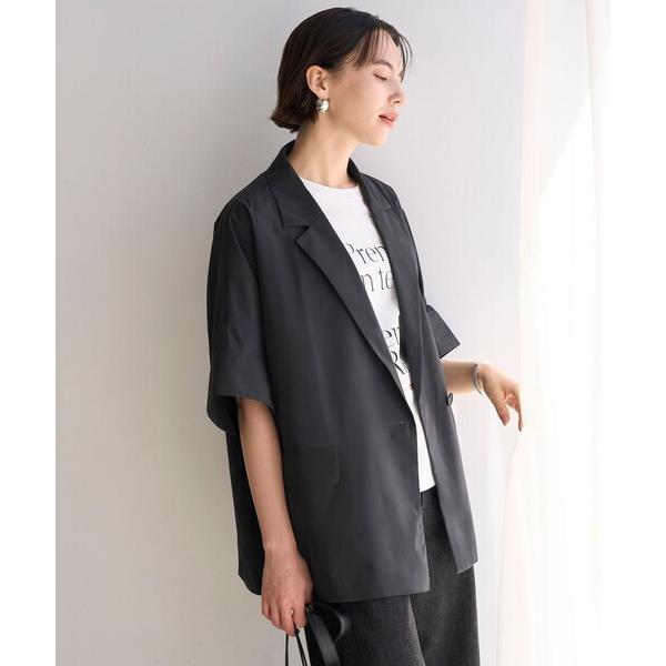 『セール実施中』ZOZO問い合わせ番号:94917222ショップ:UNFILO，アンフィーロブランド:UNFILO，アンフィーロ商品名:【mi-molletコラボ】FINE MOVE ハーフスリーブジャケットカテゴリ:ジャケット/アウター&...