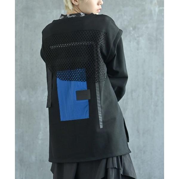 『セール実施中』ZOZO問い合わせ番号:94917907ショップ:THE BESTIE SHOP，ザベスティショップブランド:funda mine，ファンダマイン商品名:バックメッシュパネル裏毛プルオーバーカテゴリ:トップス>パーカー...