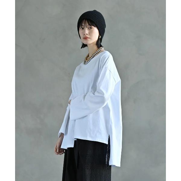 ZOZO問い合わせ番号:94917914ショップ:THE BESTIE SHOP，ザベスティショップブランド:funda mine，ファンダマイン商品名:ランダムヘムロンTカテゴリ:トップス>Tシャツ/カットソーブランド品番:FM22...